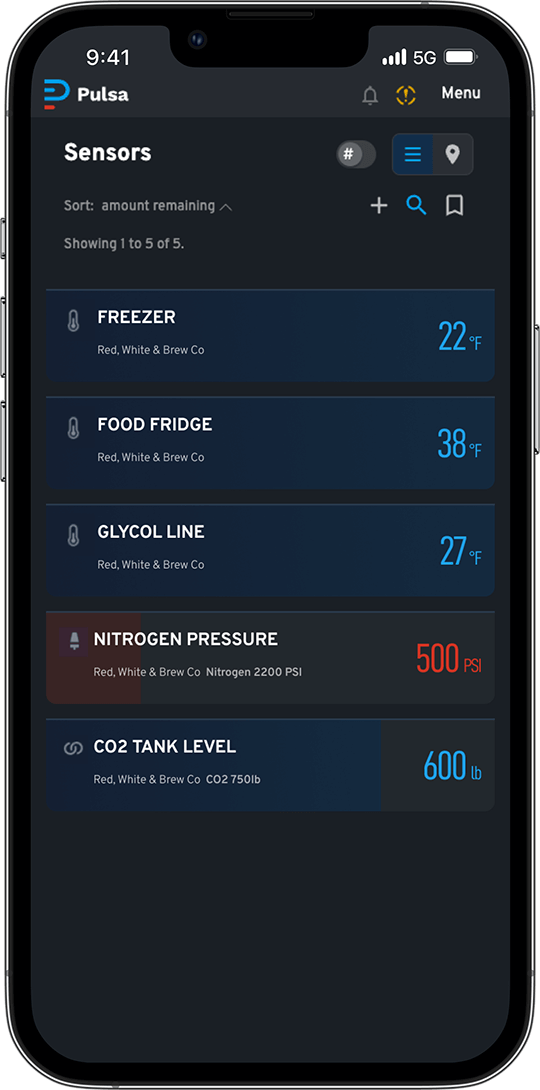 Pulsa Temperature Sensors